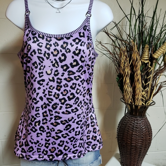 Tops | Leopard Print Cami | Poshmark
